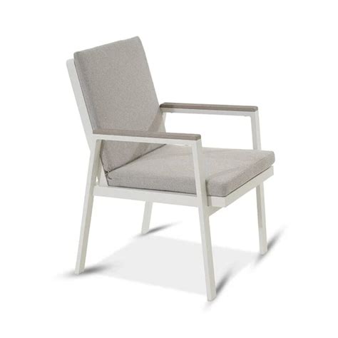 Nest Florida Dining Chair Pearl White Bbqs And Outdoor