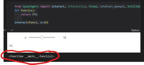 Ipywidgets Interact Has Extra Output · Issue 10611 · Microsoft