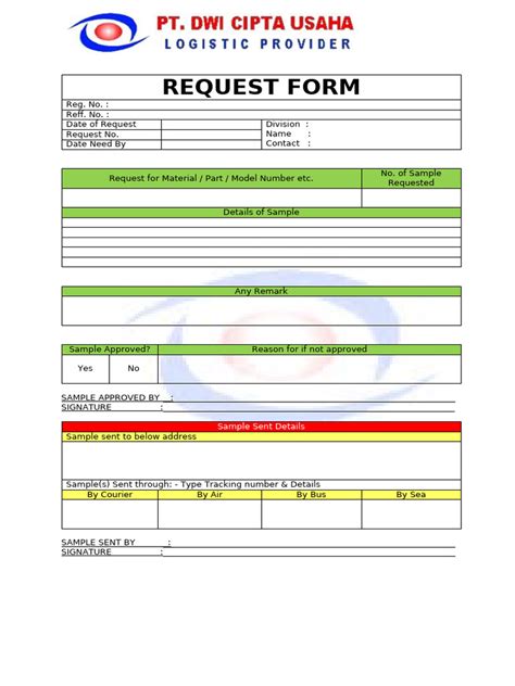 Request Form Dcu Pdf
