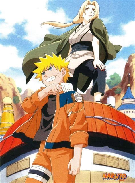 Download Tsunade And Naruto Smiling Wallpaper