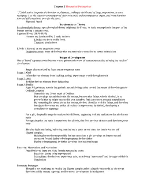 Psychoanalytic And Evolutionary Psychology Theories