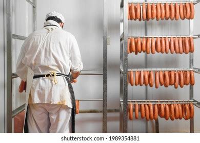 Hygiene Butcher Holding Raw Meat Photos And Images Shutterstock