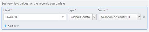setting lookup field to blank using process builder salesforce stack
