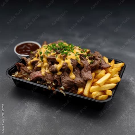 Grilled Steak With French Fries Jethro Fries Loaded Fries Pulled
