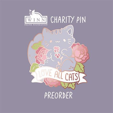 Love All Cats Pin Etsy Charity Pins Cute Patches Feline