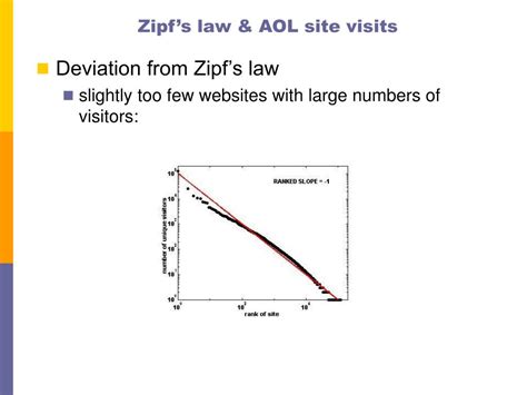 ppt zipf s law and fat tails plotting and fitting distributions