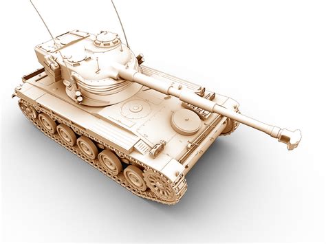 3d Model Amx 13 Tank French Turbosquid 1462035