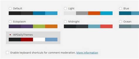 Create Your Own Custom Admin Color Schemes In Wordpress Wp Daily Themes
