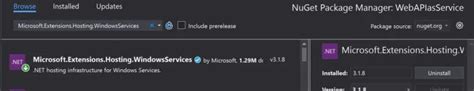 Hosting ASP NET Core API As Windows Service TheCodeBuzz