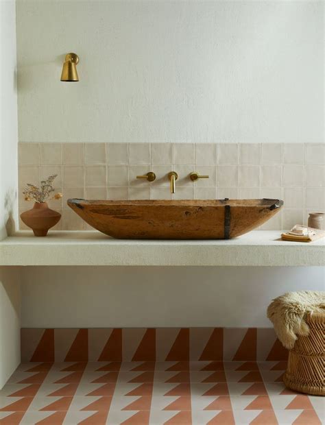 Marigold Orange Floor Tiles New Angular Collection In 2024 Bathroom