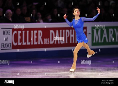 Boston Usa 3rd Apr 2016 Evgenia Medvedeva Rus Figure Skating