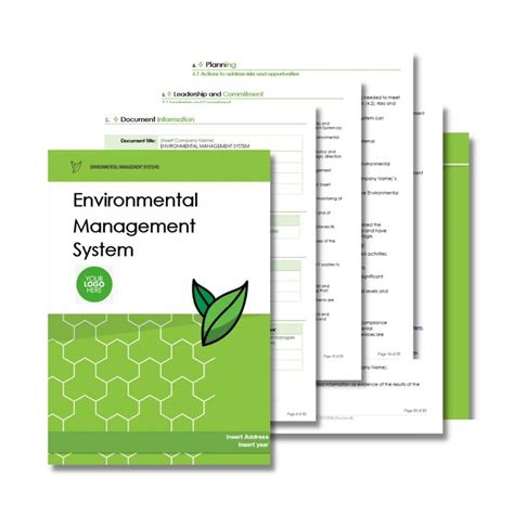 Environmental Management Manual Conforming To ISO