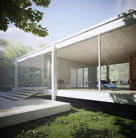 The Farnsworth House By Ludwig Mies Van Der Rohe Designed For Dr Edith