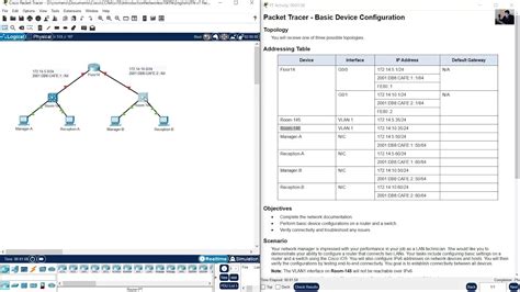 1043 Packet Tracer Basic Device Configuration Youtube