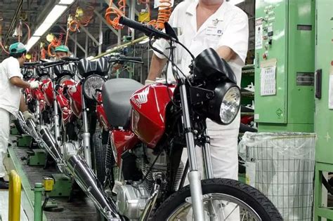 Produção de motos supera marca de 1 milhão em Manaus