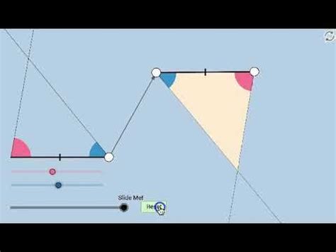 Asa Triangle Congruence Theorem Dynamically Illustrated