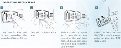 Tempchrome E10 Single Use Temperature Data Logger Royal Kana Group