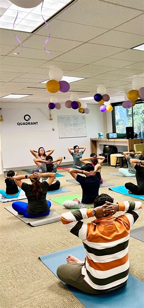 Quadrant Technologies On Linkedin Internationalyogaday Teamwellness