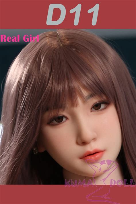 D11 Head Only Real Girl Doll Tpe Sex Doll Soft Silicone Head With Oral