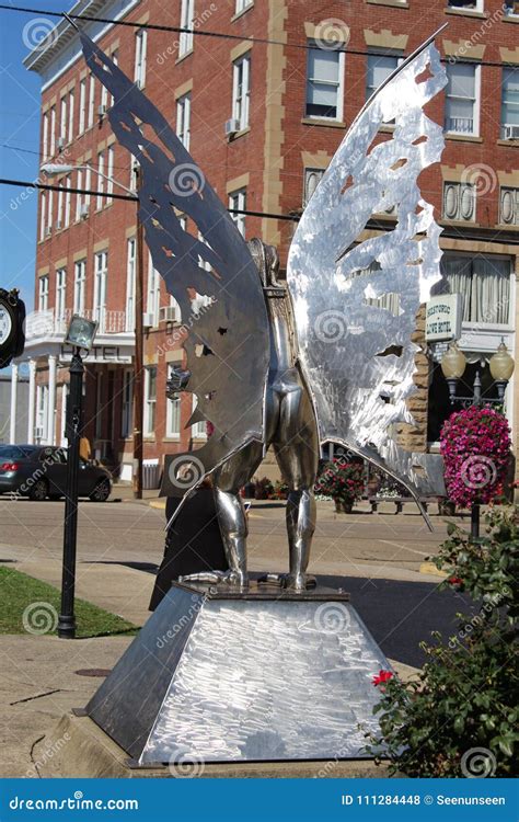 Mothman Statue Editorial Image 111284448