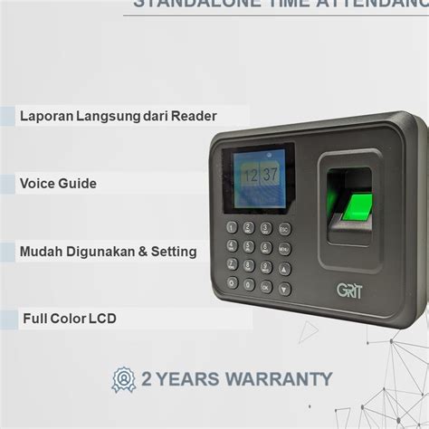 Jual Mesin Absensi Absen Sidik Jari Fingerint Standalone Finger Print