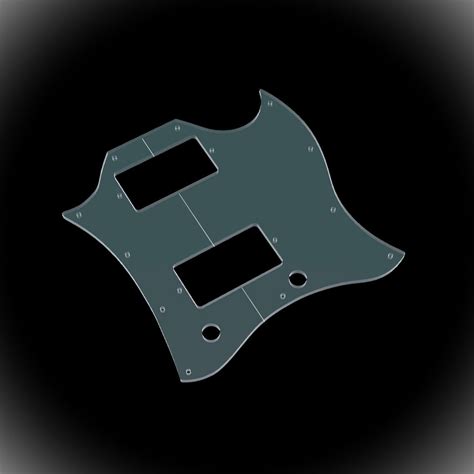 Ocs Gibs Sg Style Standard Pickguard Template