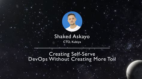 Shaked Askayo Kubiya Ai DevOps Experience 2022 Techstrong TV