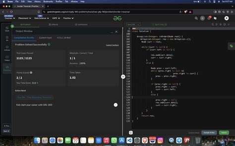 Dsa Coding Binarytrees Inordertraversal 160daysofcode