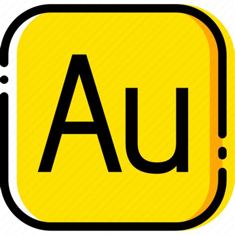 Adobe Audition File Type Yellow Icon Download On Iconfinder