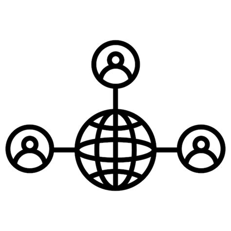 Premium Vector User Network Vector Illustration