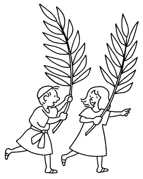 Coloriage Dimanche des Rameaux 60315 Fêtes et Occasions spéciales