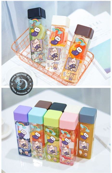 DSA RT107 Botol Minum Tumbler Karakter Sticker Printing 2d 500ml