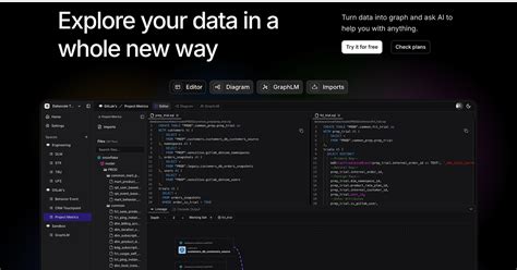 Datascale Sql 依赖可视化与智能数据探索平台