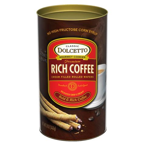 Dolcetto Tiramisu Cream Filled Rolled Wafers 12oz Internet Spices