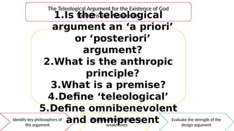 Aqa Philosophy Design Argument Teaching Resources