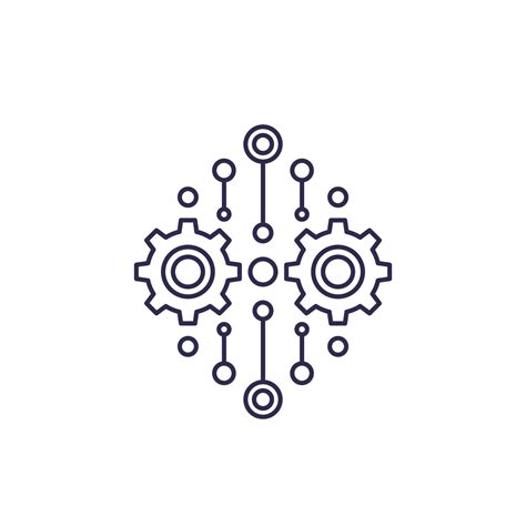 Integration Automation Concept Vector Line Icon Eps 2040817 Vector Art At Vecteezy