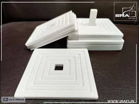 Corian Pieces Wall Mounted Washbasin Rigel Slim Riluxa Corian®