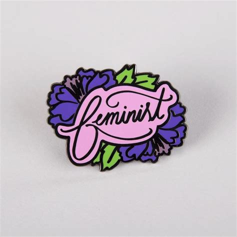Feminist Pin Funny Cute And Nerdy Pins Teeturtle Feminist Pins