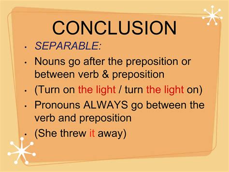Phrasal Verbs Separable Inseparable Ppt Pptx