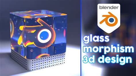 Colorful Glass Render Blender Tutorial Youtube