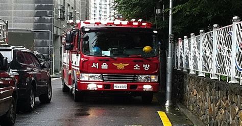 동대문소방서 소방통로확보훈련