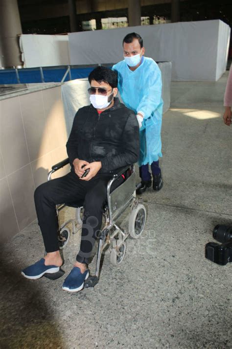 Wheelchair Bound Kapil Sharma Snapped At The Airport Fans Express