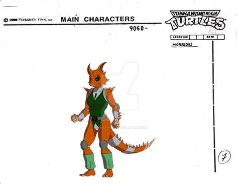 Tmnt 1987 Animation Cel Horridus By Joshdancato On Deviantart