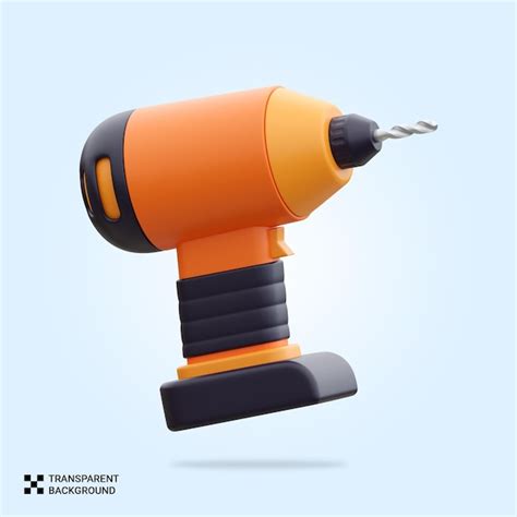 Premium Psd Psd 3d Rendering Of Drill Machine