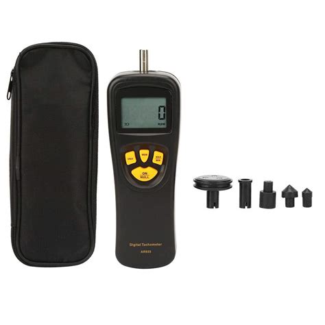 0 5 To 19999 Rpm Contact Digital Tachometer Rotation Meter Surface