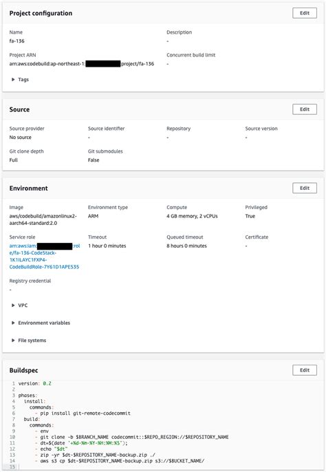 Codecommitにpushする度に、s3にバックアップする Awstut