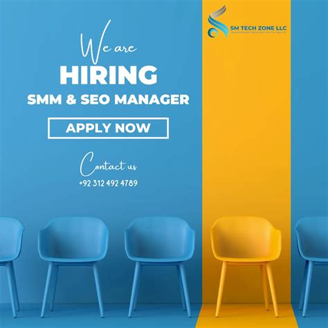 Sm Tech Zone Llc On Linkedin We Are Hiring Smm And Seo Specialist