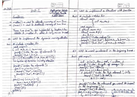 Dsa Notes Computer Science Engineering Studocu