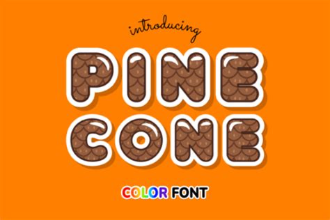 Pinecone Font Font Canyon Fontcanyon Com