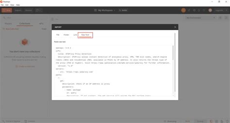Using Postman To Call Ip Proxy Proxy Detection Api Ip Location